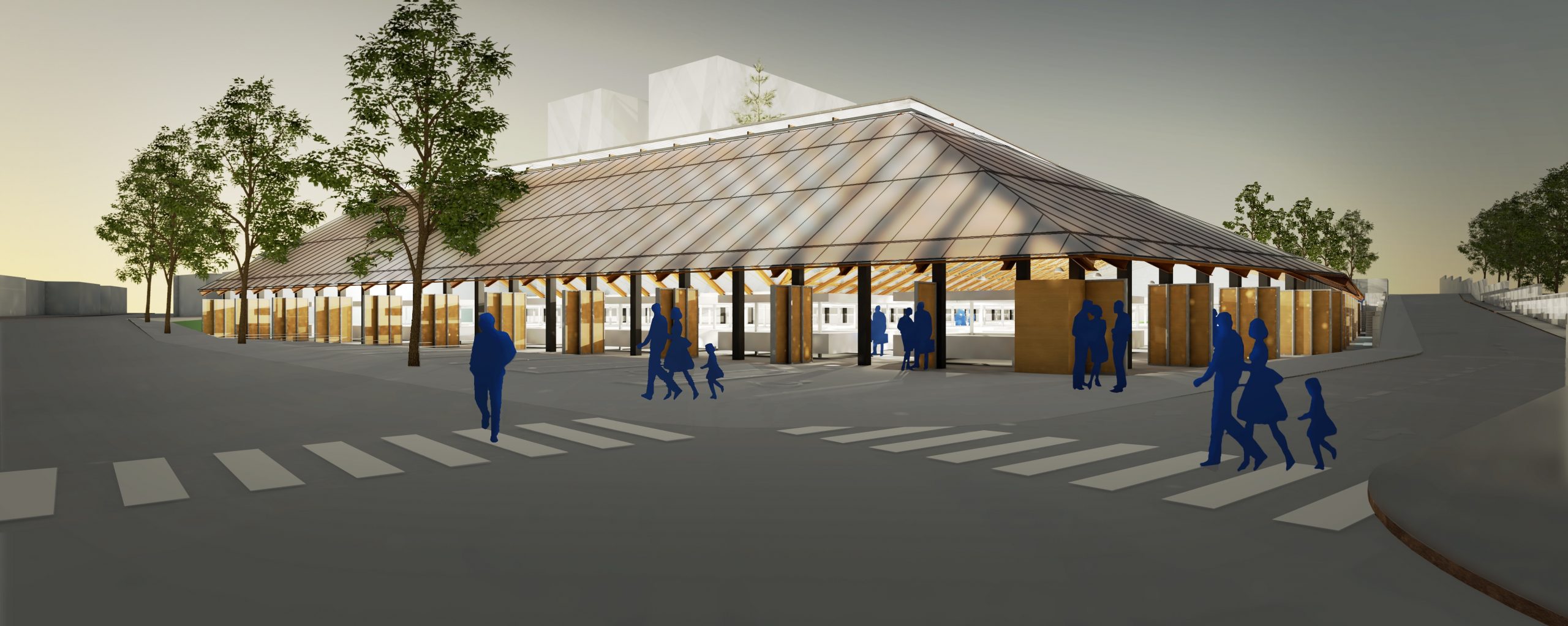 CONSTRUCTION D'UN MARCHE COUVERT - Z.STUDIO